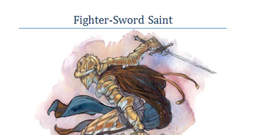 Fighter - Sword Saint | RPG Item | RPGGeek
