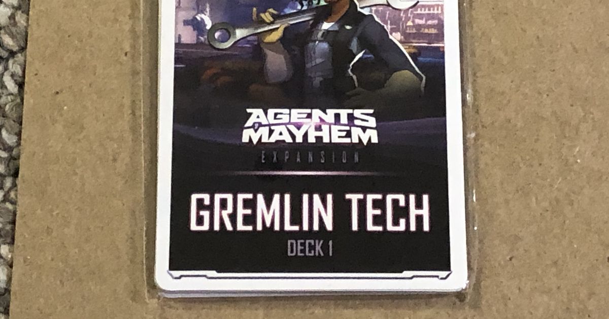 Agents of Mayhem: Gremlin Tech Deck 1 | Board Game | BoardGameGeek