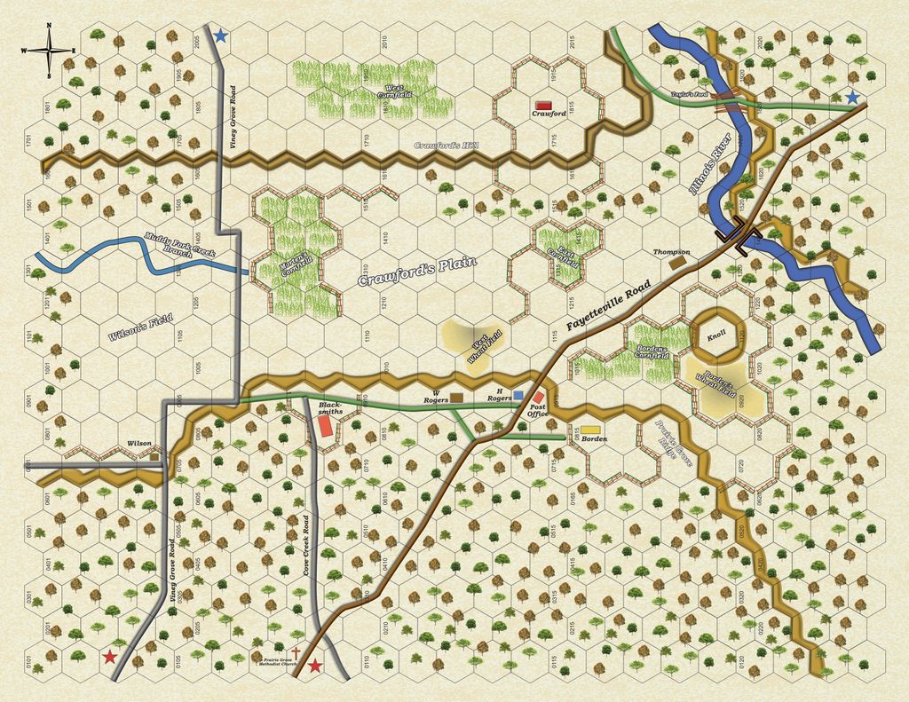 Prairie Grove’s Mid-morning scenario – an AAR | Huzzah! Four Battles of ...