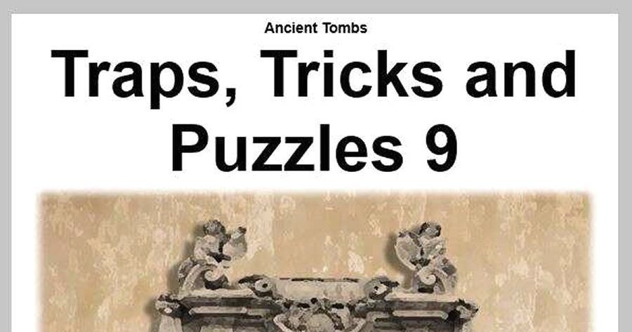 Traps, Tricks and Puzzles 9: Ancient Tombs | RPG Item | RPGGeek