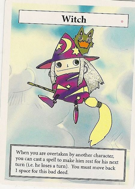 CotD #9 - The Witch (Magical Athlete) | Card of the Day | BoardGameGeek