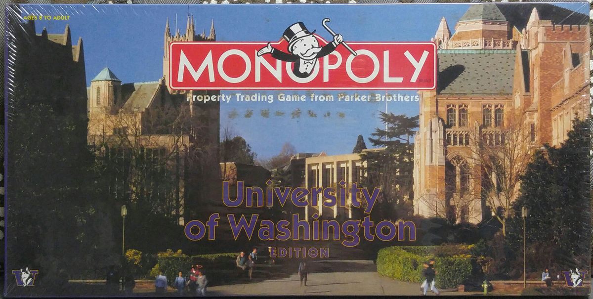 Monopoly: University of Washington | Board Game | BoardGameGeek