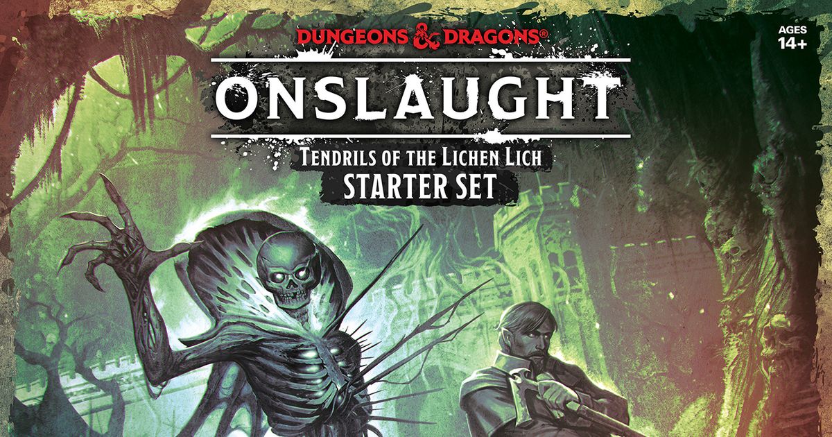 Dungeons & Dragons: Onslaught – Tendrils of the Lichen Lich Starter Set ...