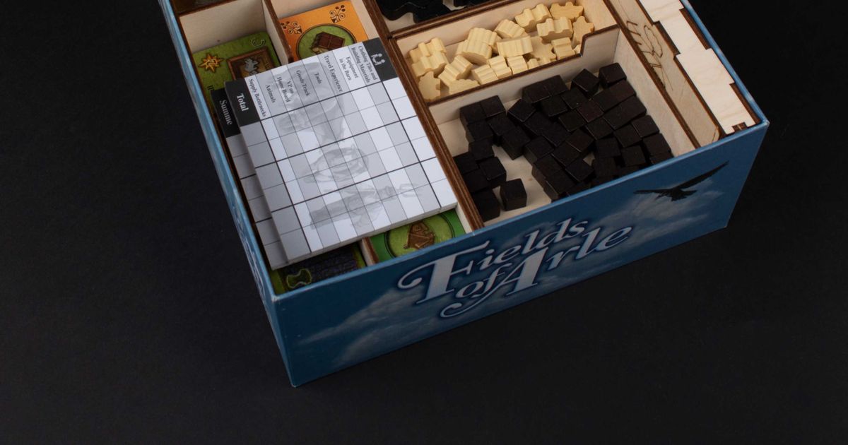 Fields of Arle: Laserox Arle's Organizer | Board Game Accessory | BoardGameGeek
