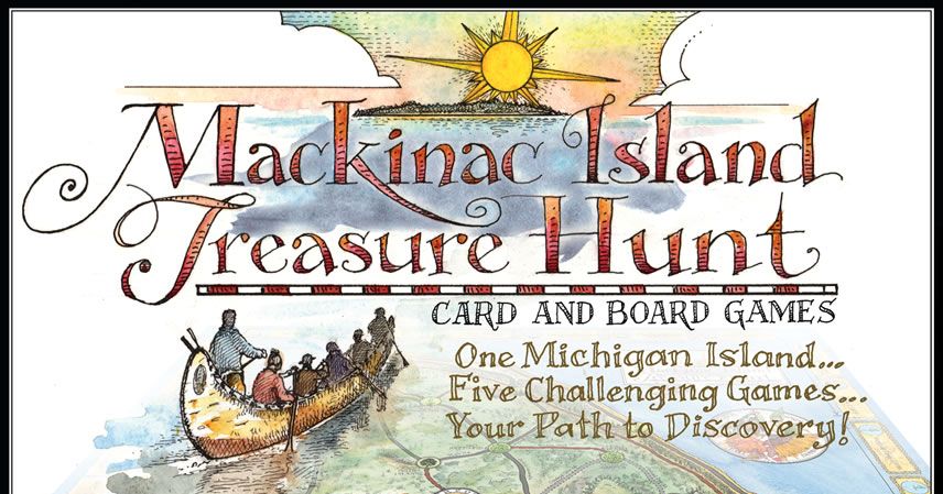 Mackinac Island Treasure Hunt: Card and Board Games | Board Game ...