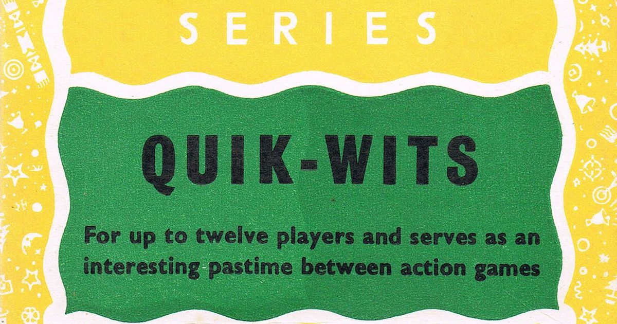 Quik-Wits | Board Game | BoardGameGeek