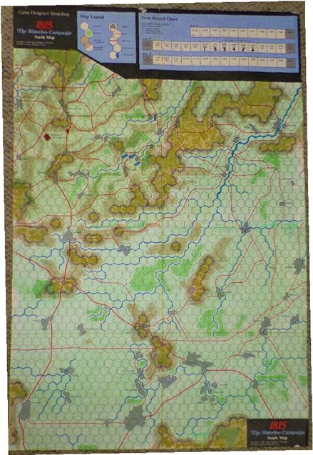 Map and terrain | 1815: The Waterloo Campaign