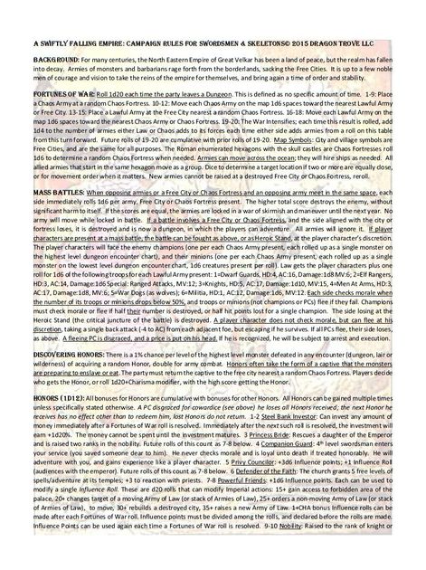 A Swiftly Falling Empire | RPG Item | RPGGeek