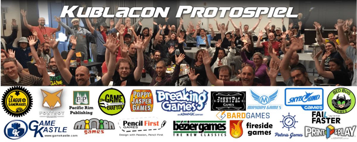 KublaCon Protospiel 2023 - Sponsored by The Game Crafter | The Game ...