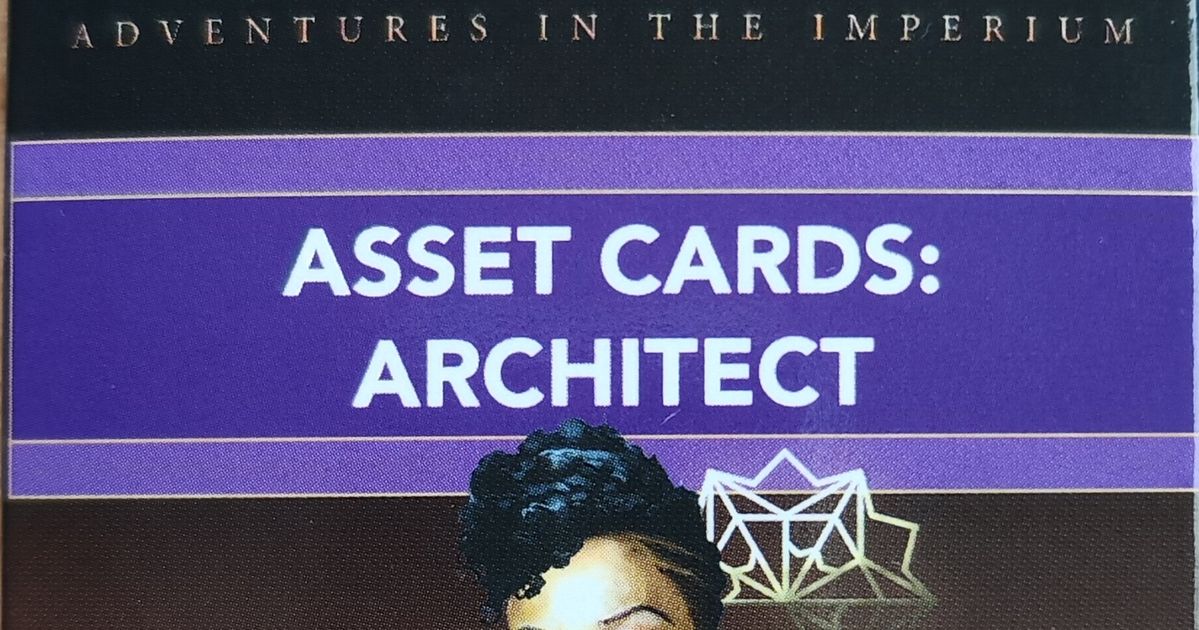 Asset Cards: Architect | RPG Item | BoardGameGeek
