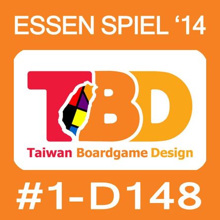 Taiwan Boardgame Design (TBD) games in Essen 2014