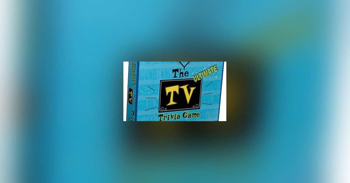 The Ultimate TV Trivia Game | Board Game | BoardGameGeek