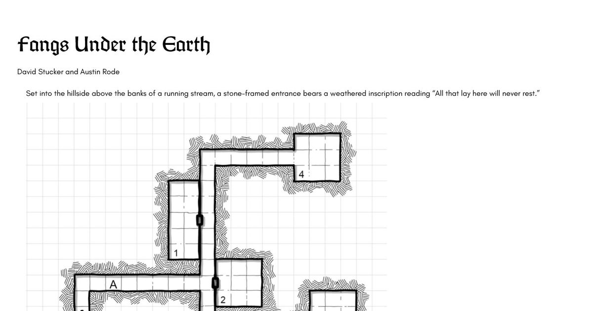 Fangs Under the Earth | RPG Item | RPGGeek