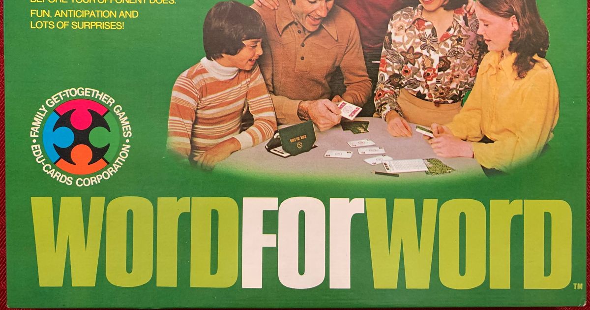 Word for Word | Board Game | BoardGameGeek