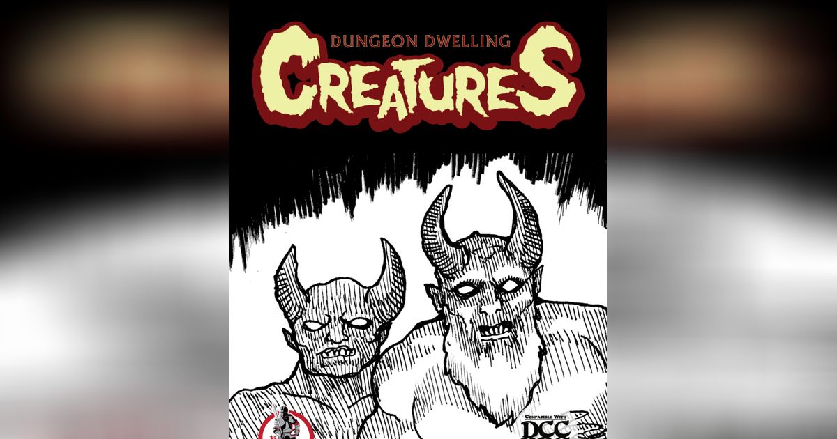 Dungeon Dwelling Creatures Quick Start Rules | RPG Item | RPGGeek