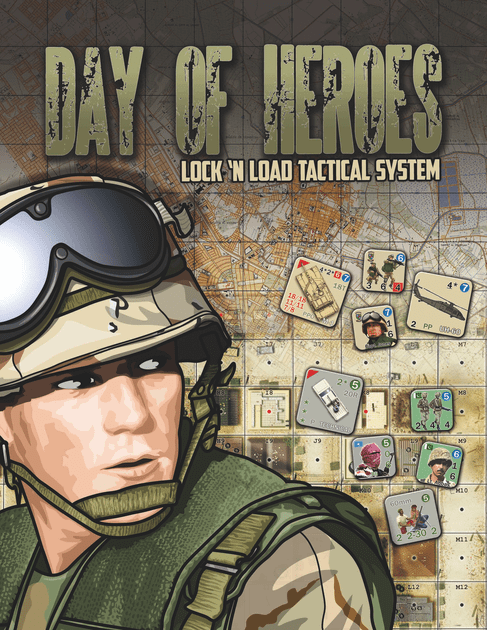 What size is the X-map? | Lock 'n Load Tactical: Day of Heroes