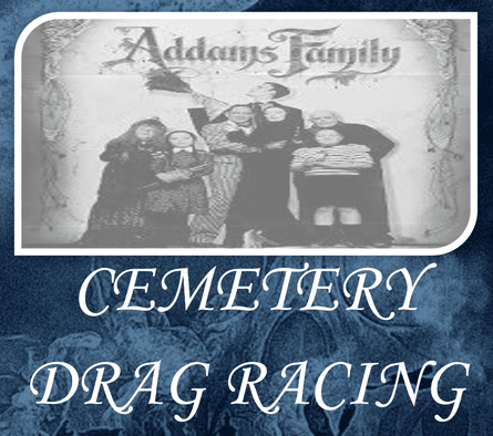 Addams Character Driver Cards | Addam's Family Cemetery Drag Racing