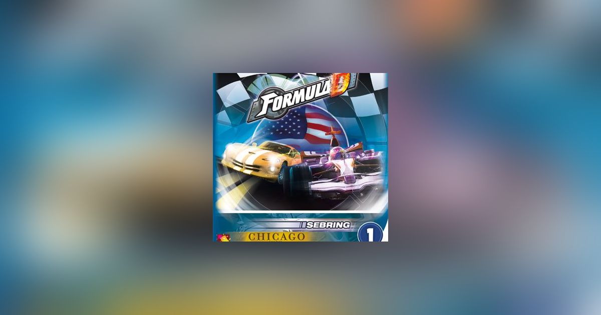 Formula D: Circuits 1 – Sebring & Chicago | Board Game | BoardGameGeek