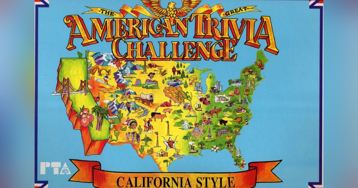 American Trivia Challenge California Style | Board Game | BoardGameGeek