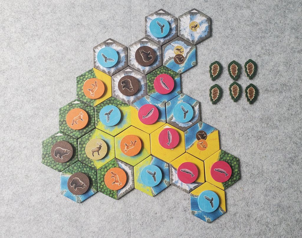 Cascadia (with/without Landmarks) solo challenge August 2025 | Cascadia