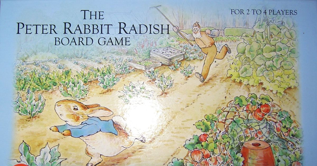 The Peter Rabbit Radish Board Game | Board Game | BoardGameGeek