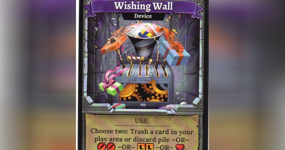 Clank!: Wishing Wall Promo Card | Board Game | BoardGameGeek