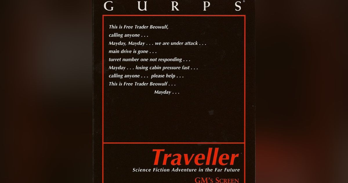 GURPS Traveller: GM's Screen | RPG Item | BoardGameGeek