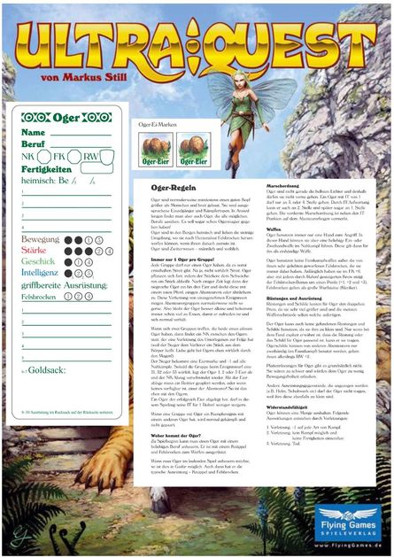 UltraQuest: Gold, Ruhm! und Ehre! – Der Oger Character Expansion ...