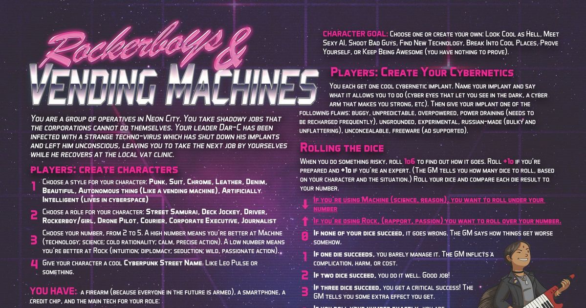 Rockerboys & Vending Machines | RPG Item | RPGGeek