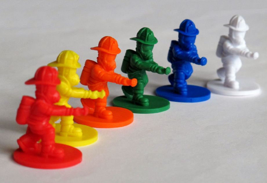 Flash Point: Fire Rescue – Firemen Figures | Board Game Accessory ...
