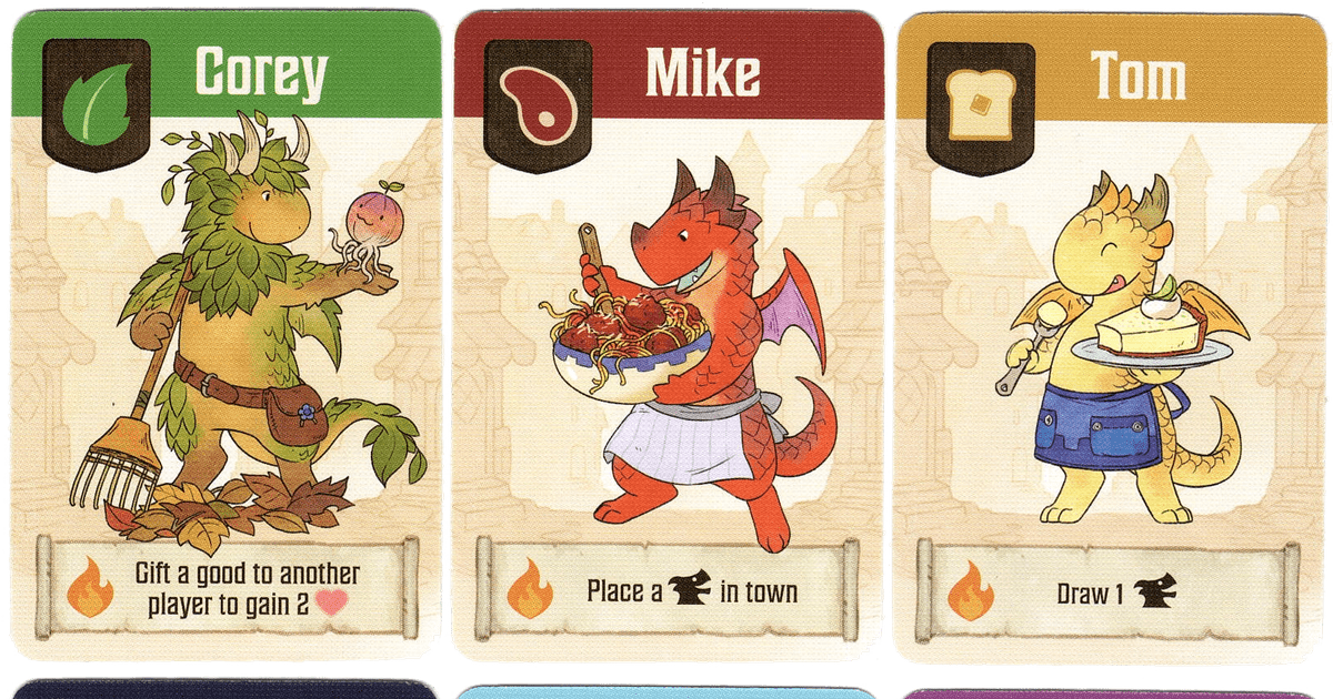 Flamecraft: Dice Tower Crew Artisan Dragons Promo Cards | Board Game ...