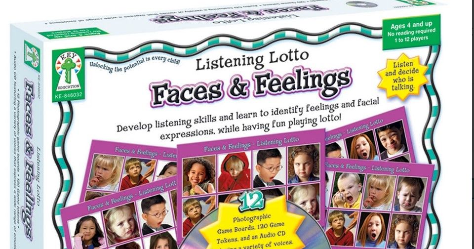 Listening Lotto: Faces & feelings | Board Game | BoardGameGeek