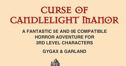 Dungeon Module GG3: Curse of Candlelight Manor: A Whisper in the Dark ...