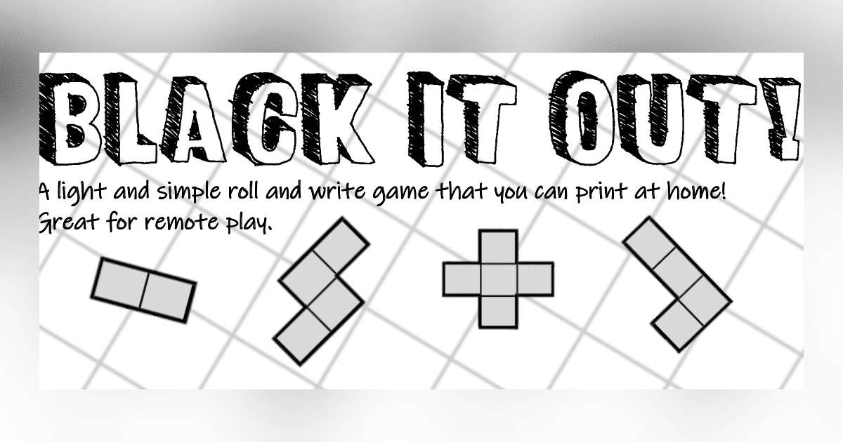 Black It Out | Board Game | BoardGameGeek