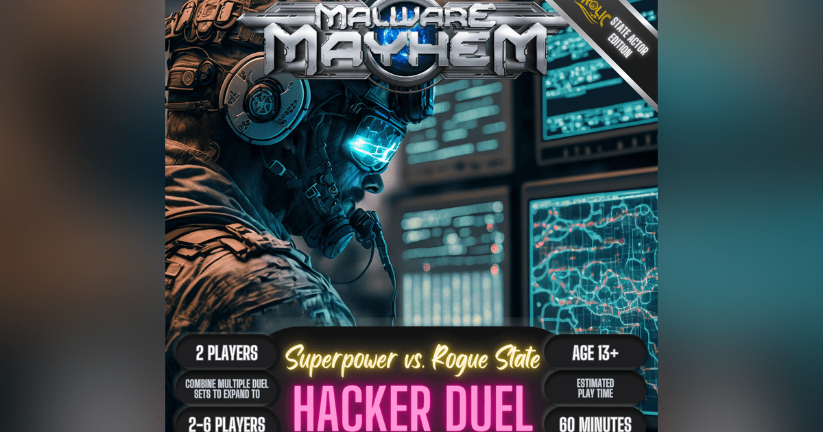 Malware Mayhem Hacker Duel: State Actor Edition | Board Game | BoardGameGeek