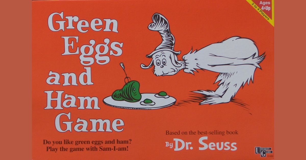 Dr. Seuss Green Eggs and Ham Game | Board Game | BoardGameGeek