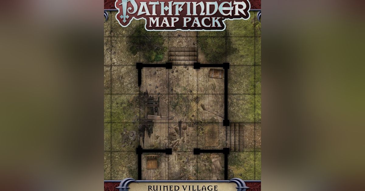 Pathfinder Map Pack: Ruined Village | RPG Item | RPGGeek