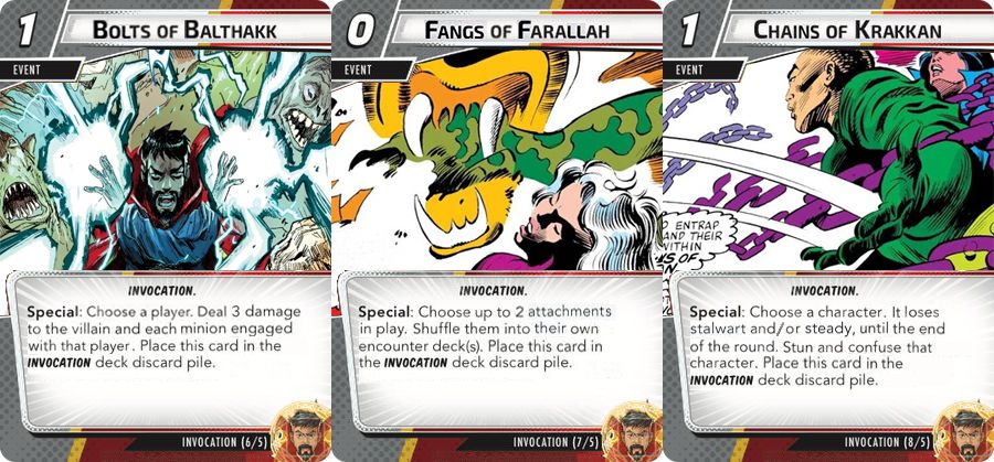 Dr. Strange's 8-card INVOCATION deck (complete Octessence) | Marvel ...