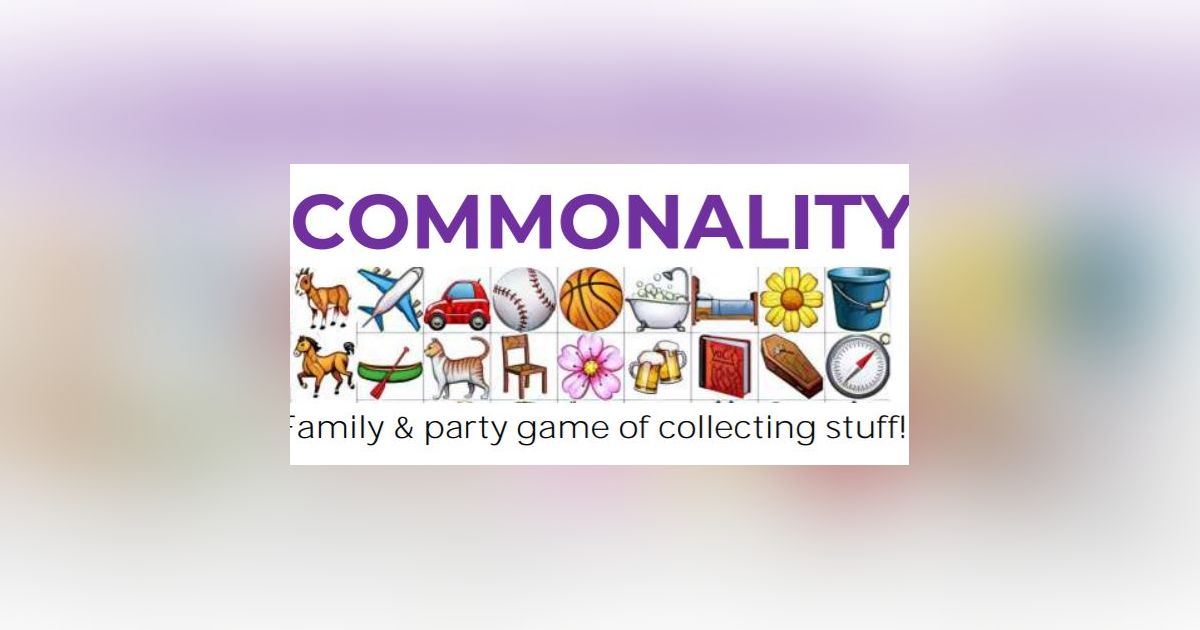 Commonality | Board Game | BoardGameGeek