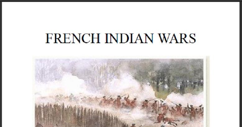 French Indian Wars | Board Game | BoardGameGeek