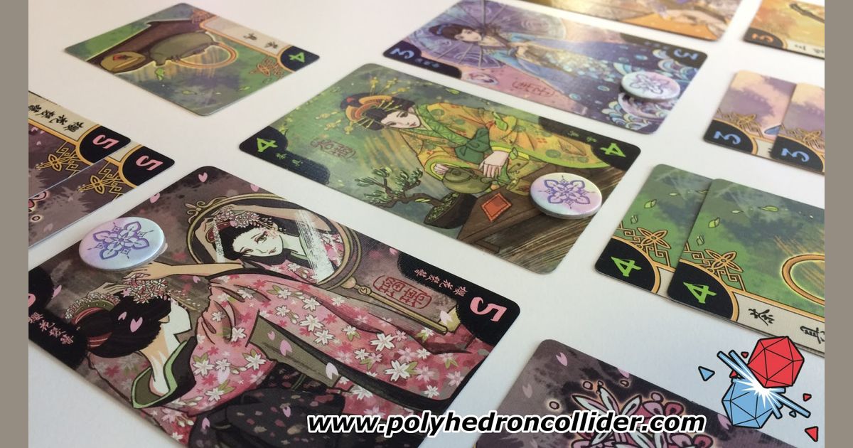Hanamikoji Review | Polyhedron Collider | BoardGameGeek