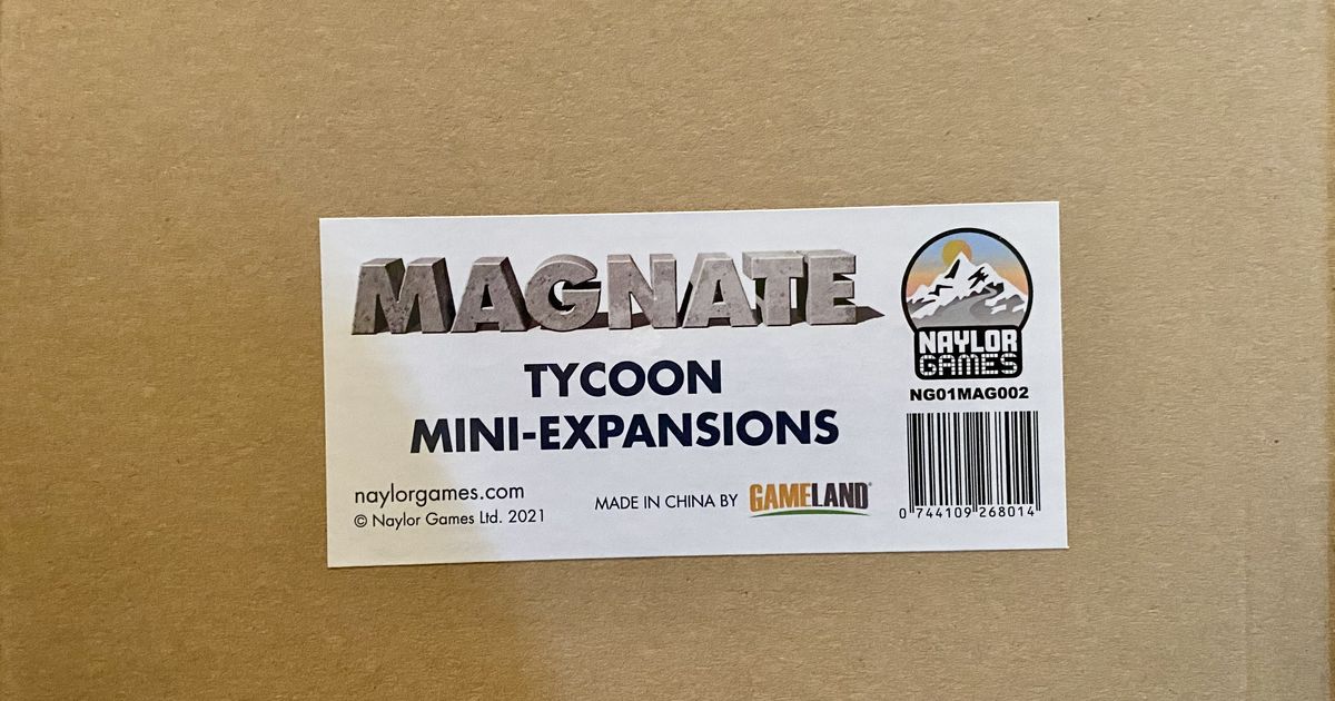 Magnate: Tycoon Mini-Expansions | Board Game | BoardGameGeek