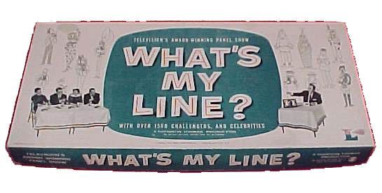 What's My Line? | Board Game | BoardGameGeek