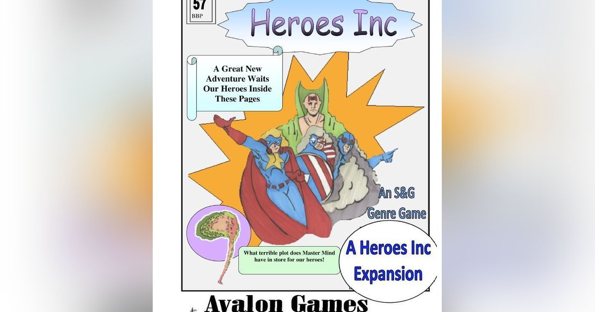 Heroes Inc 5: Master Mind's Revenge | Board Game | BoardGameGeek