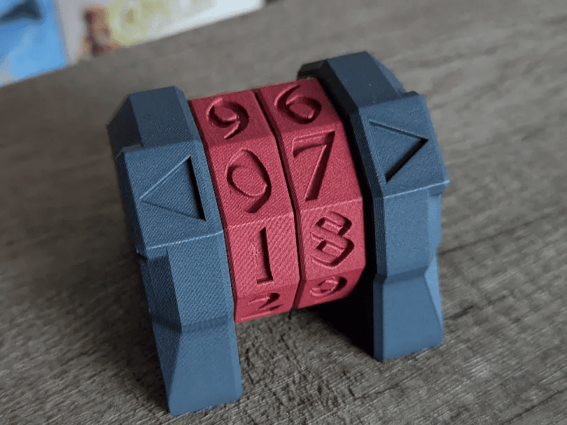 3D printed day/turn tracker | Dragons Down