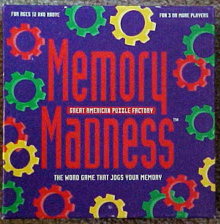 Memory Madness | Board Game | BoardGameGeek