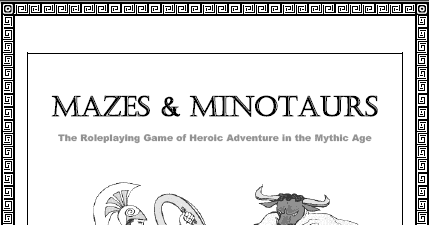 Mazes & Minotaurs | RPG Item | RPGGeek