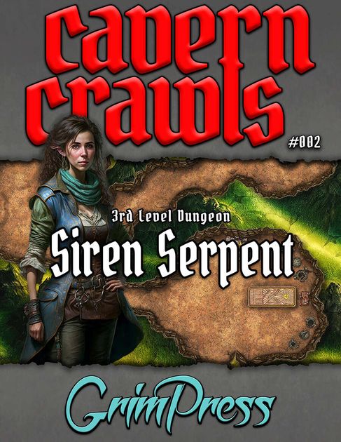 Cavern Crawls #002: Siren Serpent | RPG Item | RPGGeek