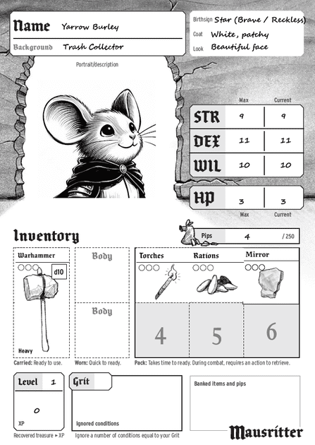 2024 RPG Character Creation Challenge - Entry #9 | Into The Abyss Of ...