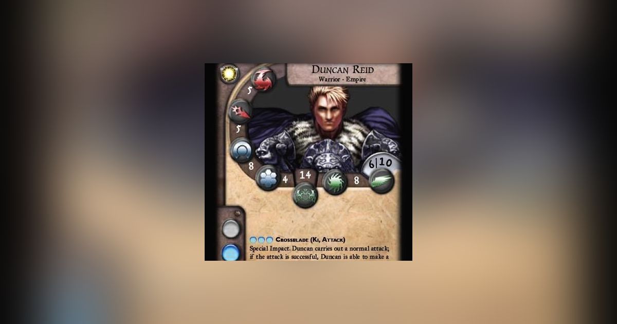 Anima Tactics: Duncan Reid | Board Game | BoardGameGeek